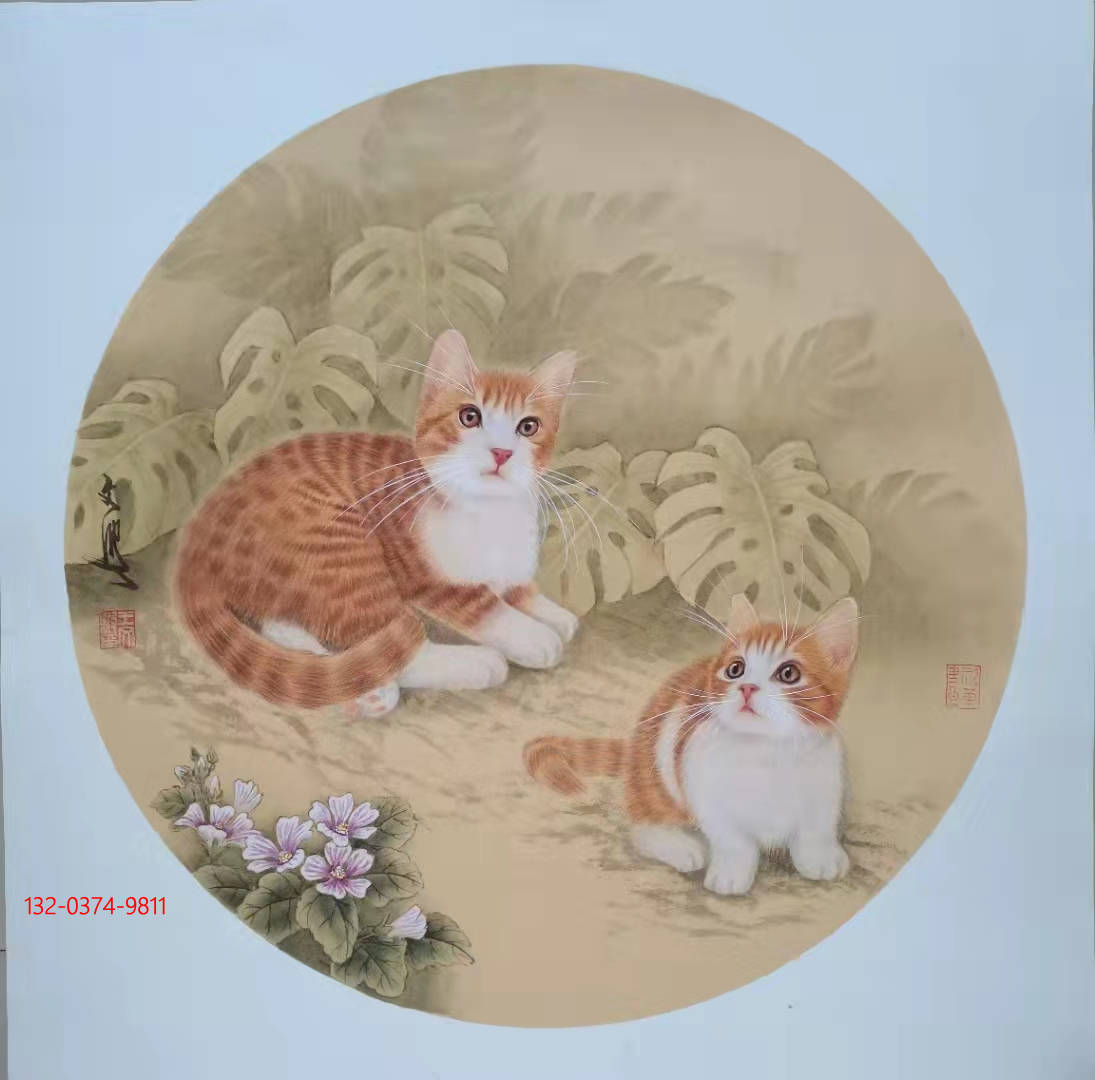 画家王文波国画猫作品集-搜狐大视野-搜狐新闻