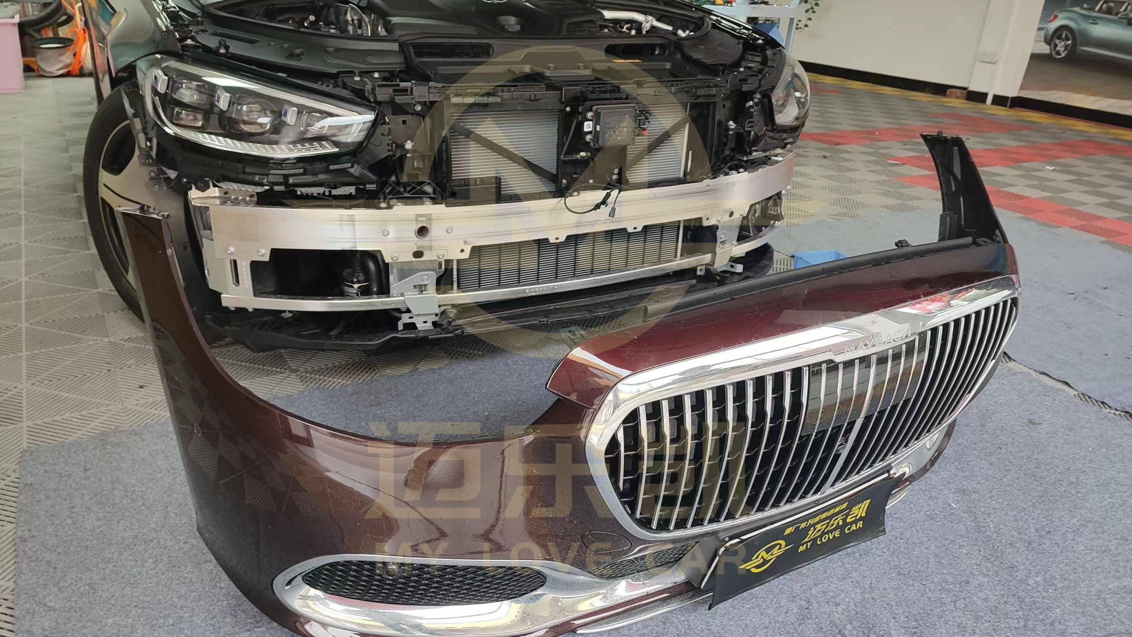 广州21款迈巴赫S480改装680原厂镀铬格栅_搜狐汽车_搜狐网