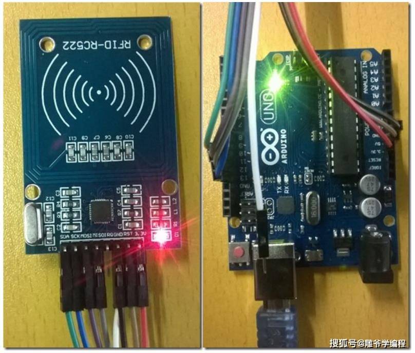 【雕爷学编程】Arduino动手做（98）---RC522 RFID射频模块_mifare_xxS_支持