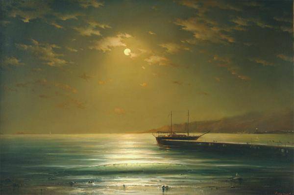George Dmitriev海景绘画作品_苏里_俄罗斯_硕士