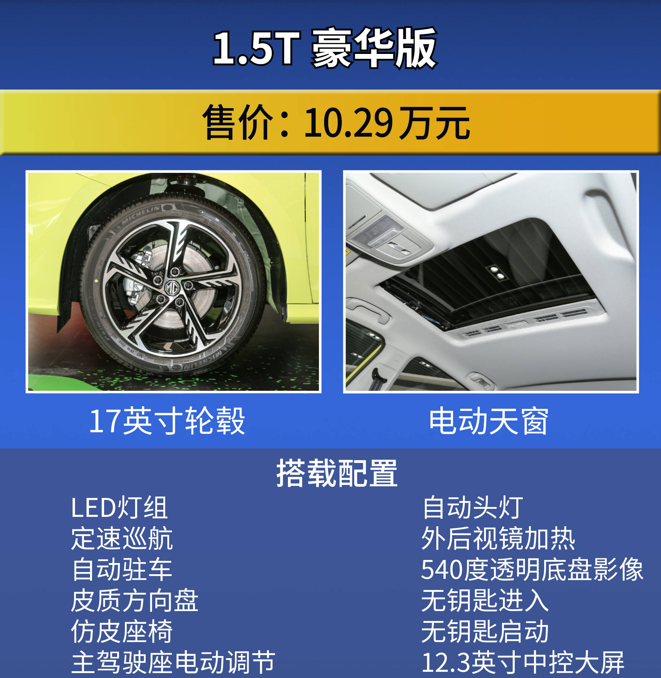 有条件直接上顶配、推荐1.5T Trophy运动旗舰版 MG5天蝎座购车手册_搜狐汽车_搜狐网