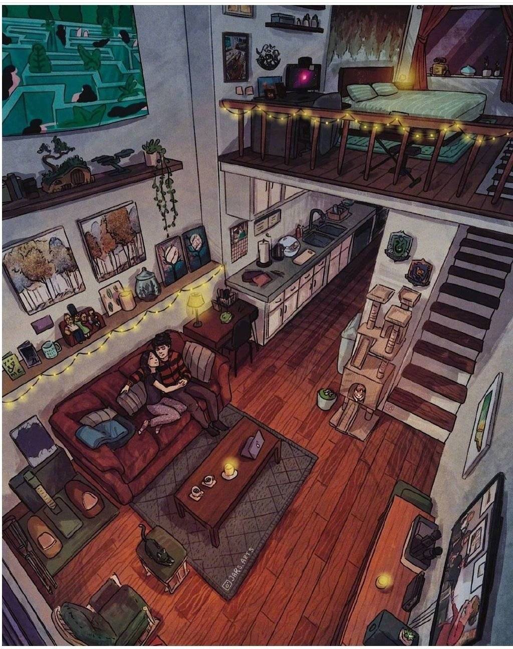 来自于 插画师: jars.arts 独特的视角作品欣赏-搜狐大视野-搜狐新闻