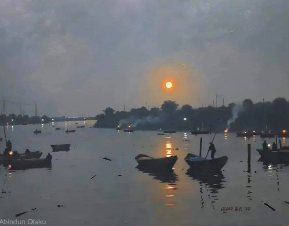 印度尼西亚画家Abiodun Olaku水彩作品欣赏-搜狐大视野-搜狐新闻