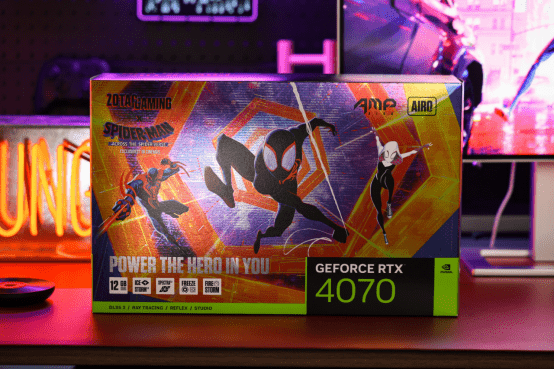 索泰RTX 4070 AMP AIRO SPIDERMAN图赏-搜狐大视野-搜狐新闻