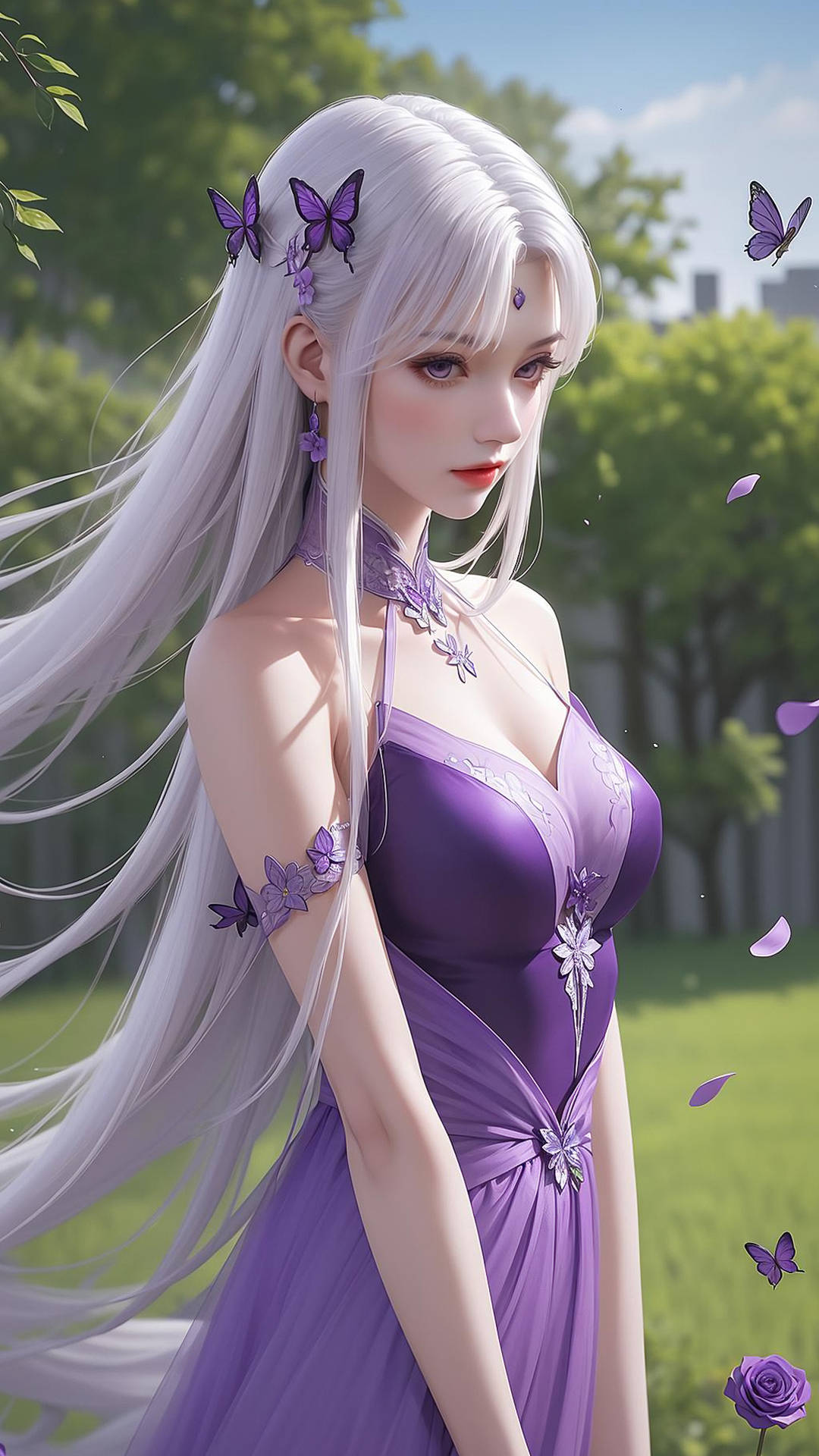 Ai国漫女神｜《斗破苍穹》小医仙高清手机壁纸 搜狐大视野 搜狐新闻