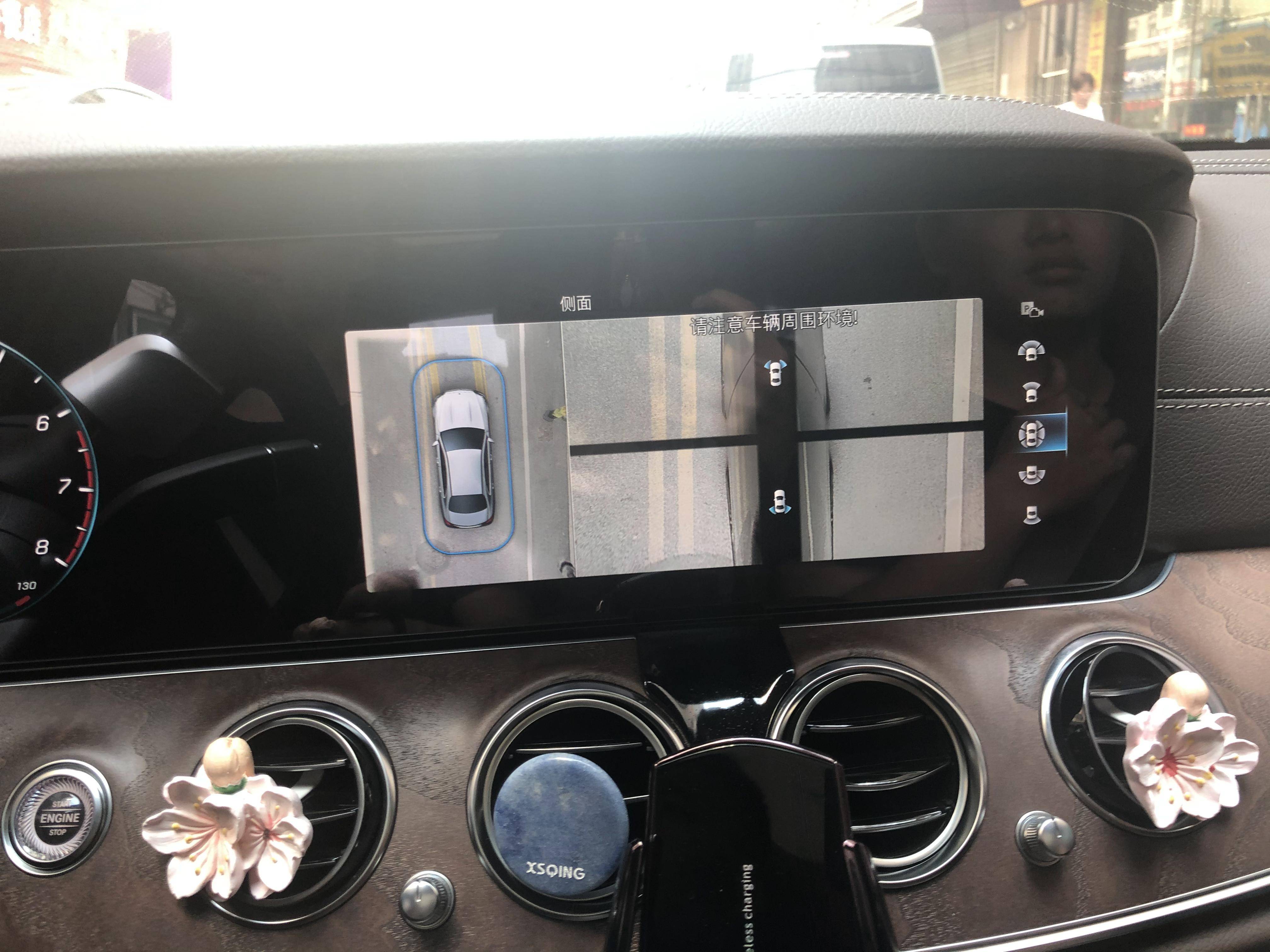 22款奔驰E260L升级原厂360全景影像 超广角的视野_搜狐汽车_搜狐网