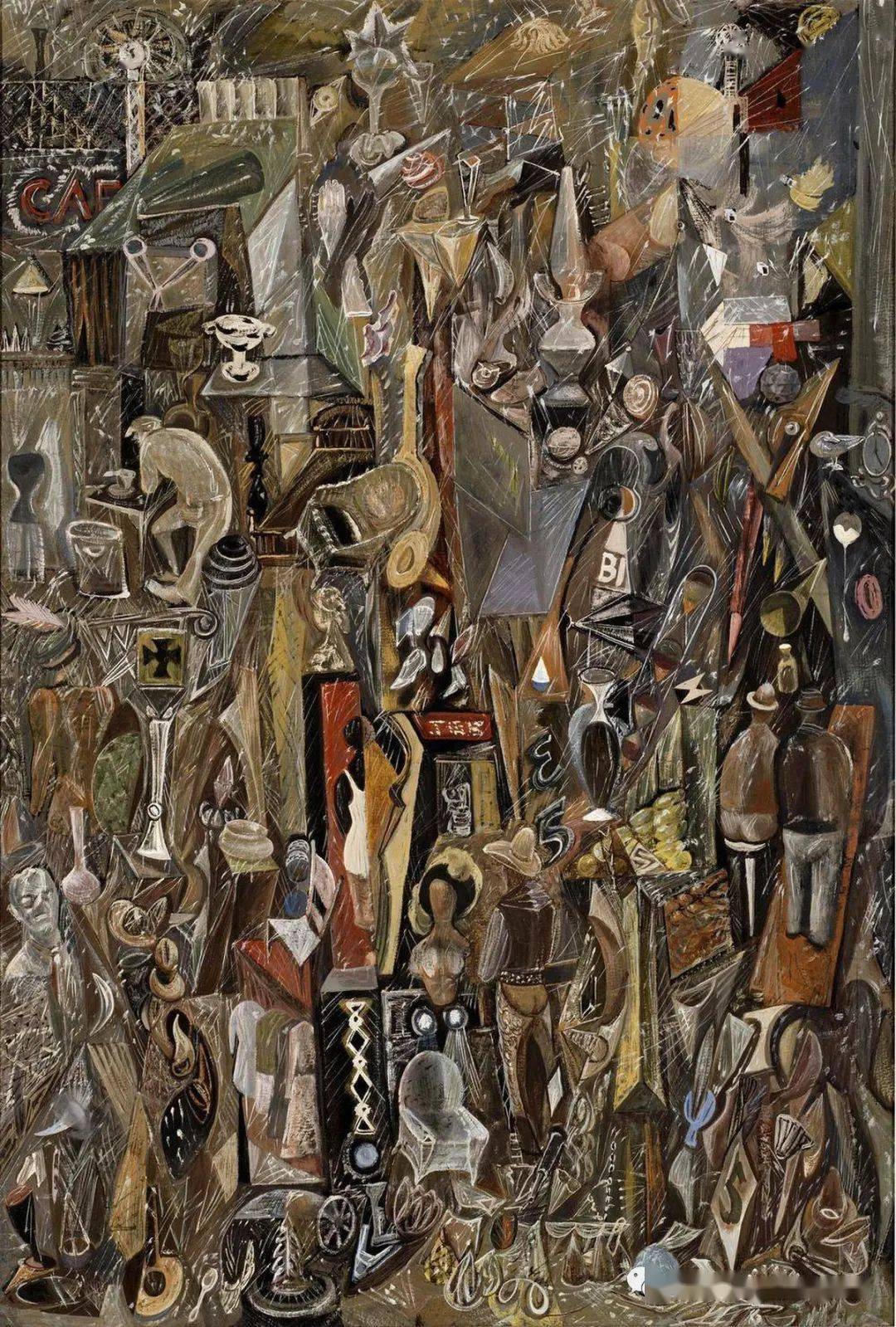 绘画欣赏——Mark·tobey_马克乔治·托比