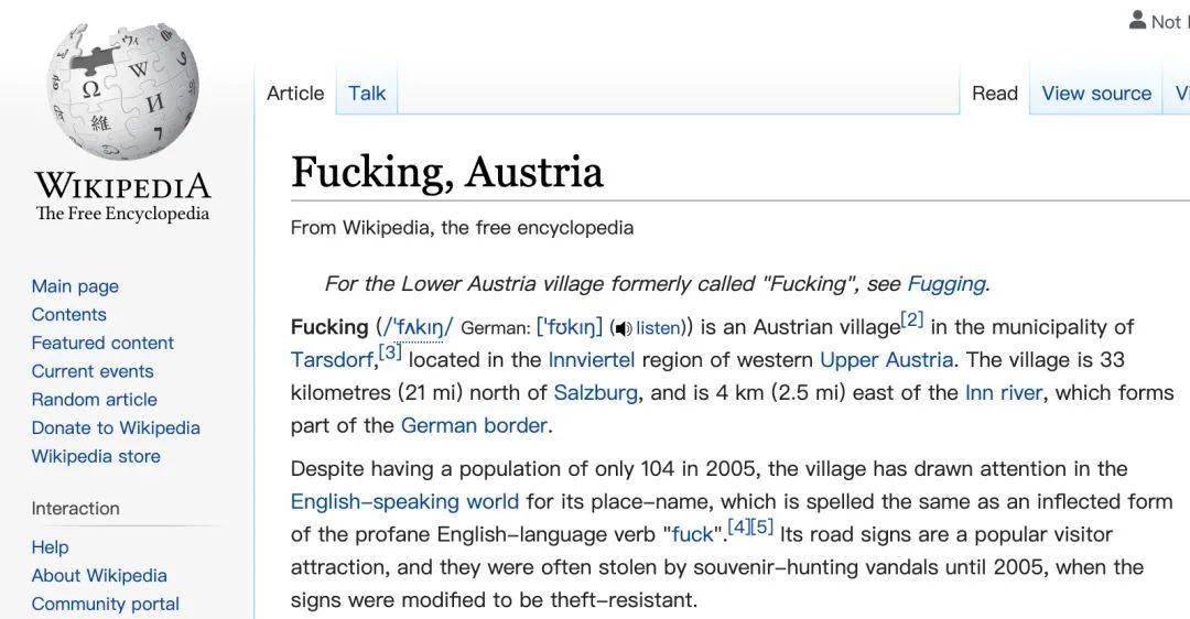 活久见！奥地利小村名叫“Fucking”，中文译名避免了尴尬，满分！_Focko