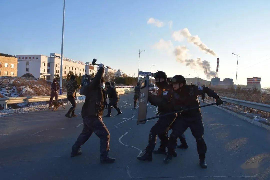 【教育整顿】黑龙江G111公路上演超A“警匪大片”_演练