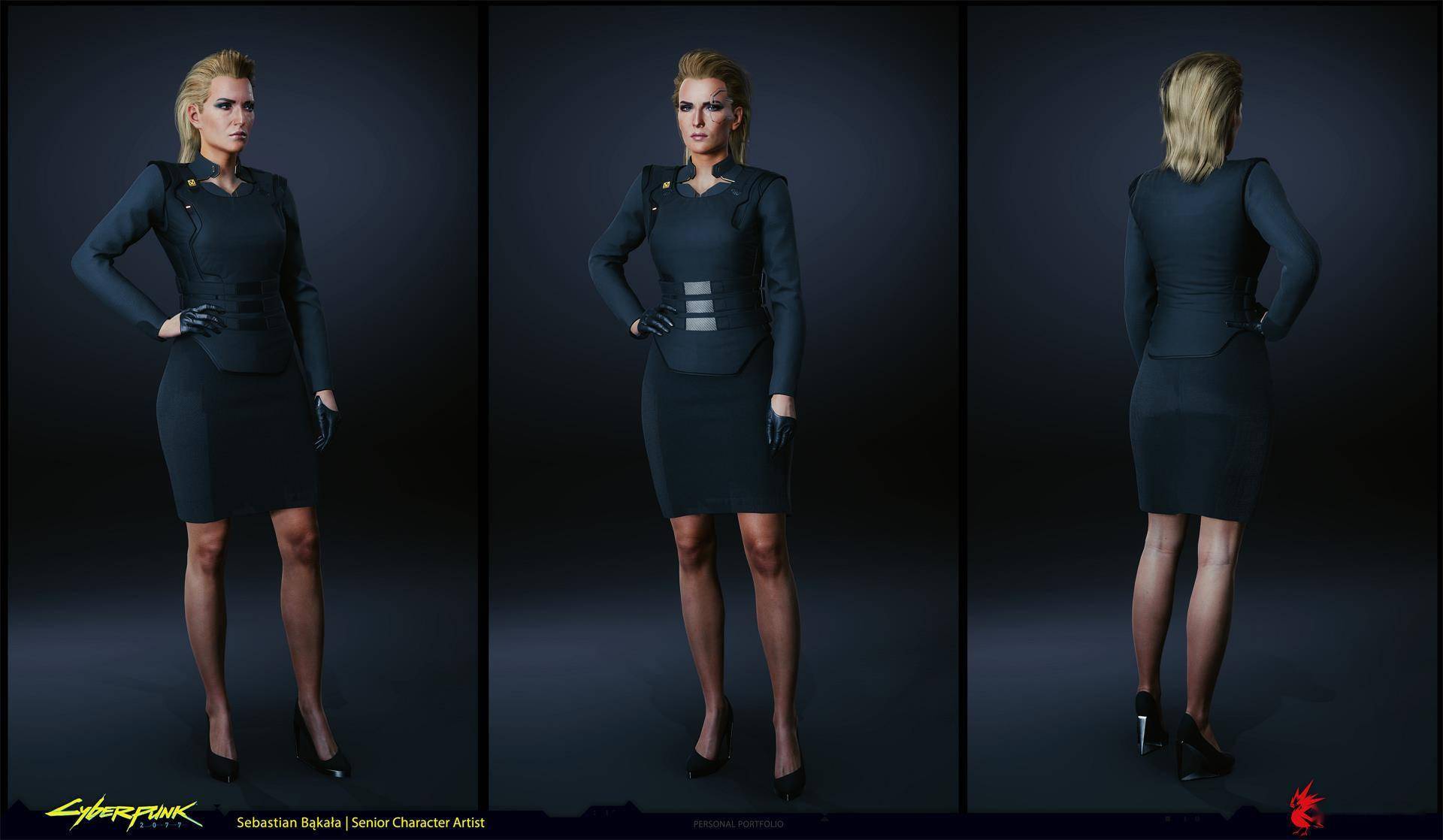 CDPR角色颜值保证 画作欣赏137期Bakala_赛博