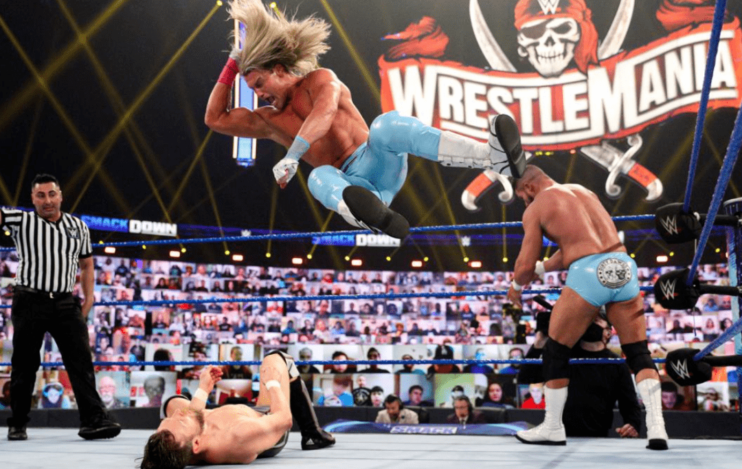 道夫齐格勒镂空豹纹紧身裤上热搜，被摔迷和前WWE女选手称赞真好看_玛利亚