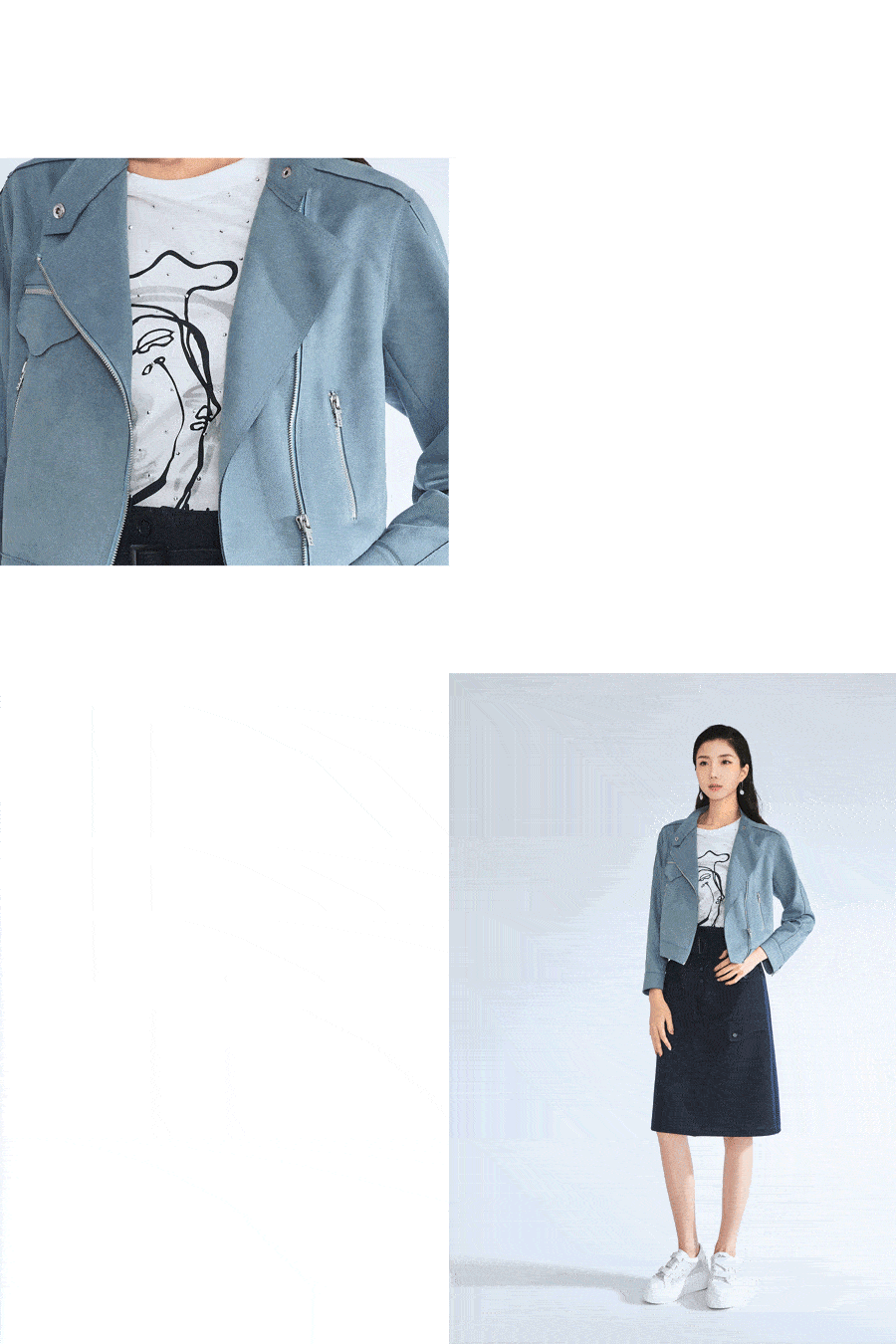 SHIMENG | 优雅大气，当属雾蓝色_诗梦