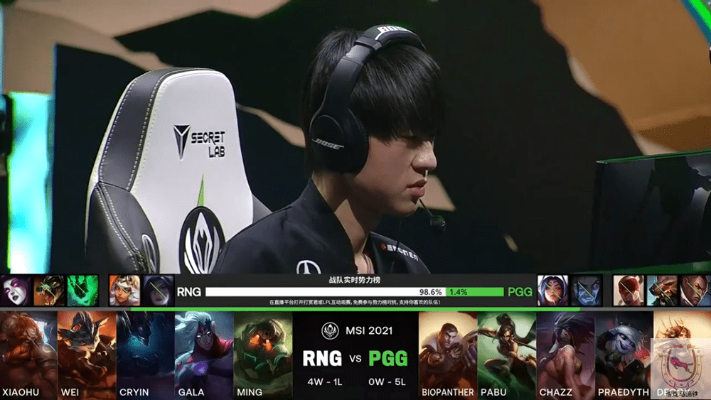 RNG宣泄怒火18分钟刷新纪录！PGG：“我不是PSG！”_比赛