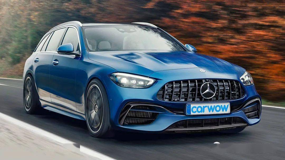 新一代梅赛德斯-AMG C63 Estate (W206) 混动超旅原型路试_搜狐汽车_搜狐网