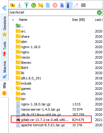 CentOS 8 安装 GitLab13.7.2_gitlab