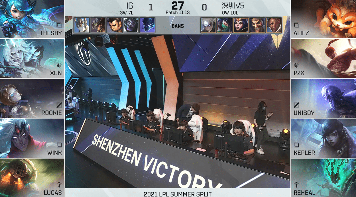 IG终结三连败，V5苦吞十一连败！宁王：没啥可开心的_比赛