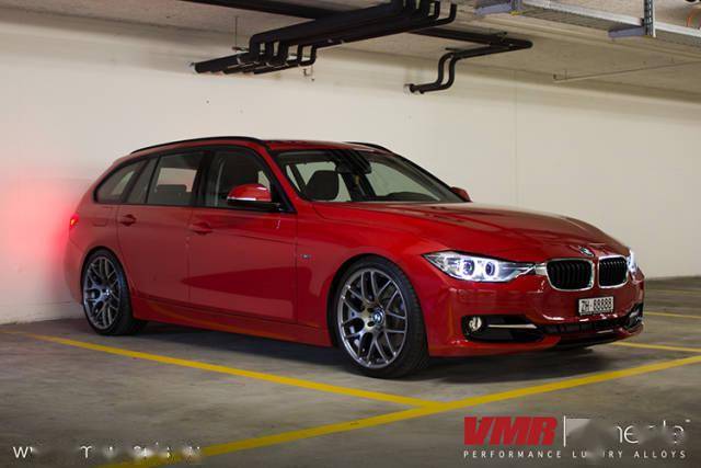 优雅的旅行家宝马新三系F30旅行版 美国VMR V710轮毂升级_搜狐汽车_搜狐网