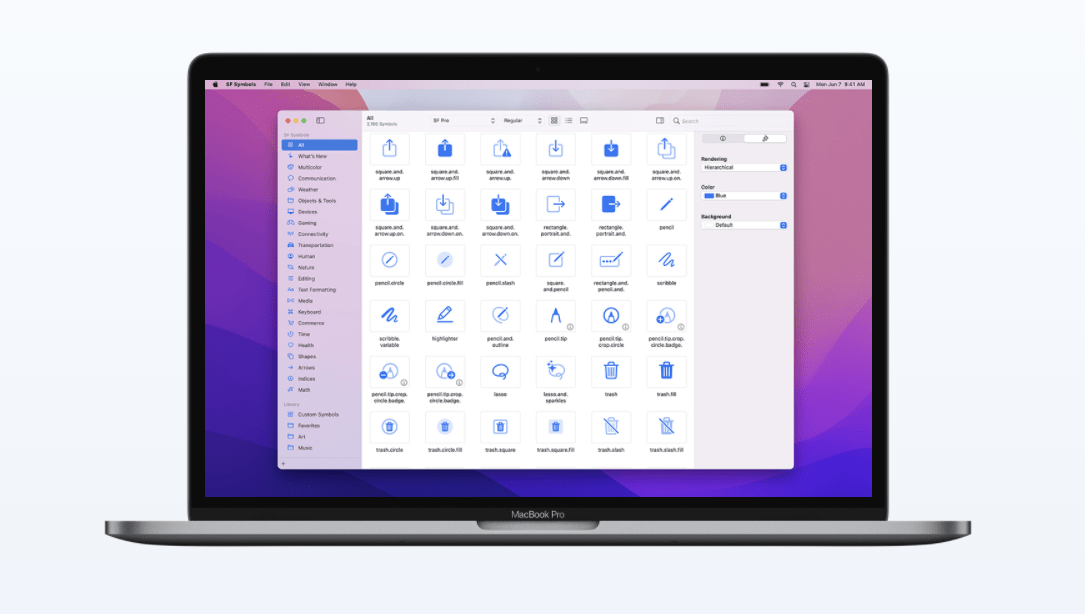 苹果正式推出 SF Symbols 3 图标库、新版 San Francisco 等字体_Mac