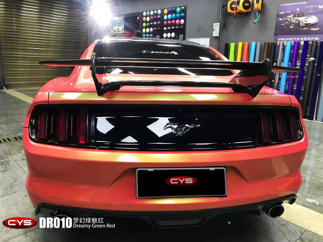 烈焰战车！福特野马激情改色_搜狐汽车_搜狐网