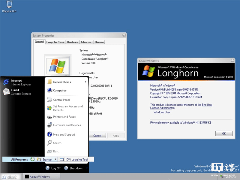 从 Windows XP 到 Vista - 微软 Longhorn 开发史：第四弹 M7下篇_Build_组件化_main