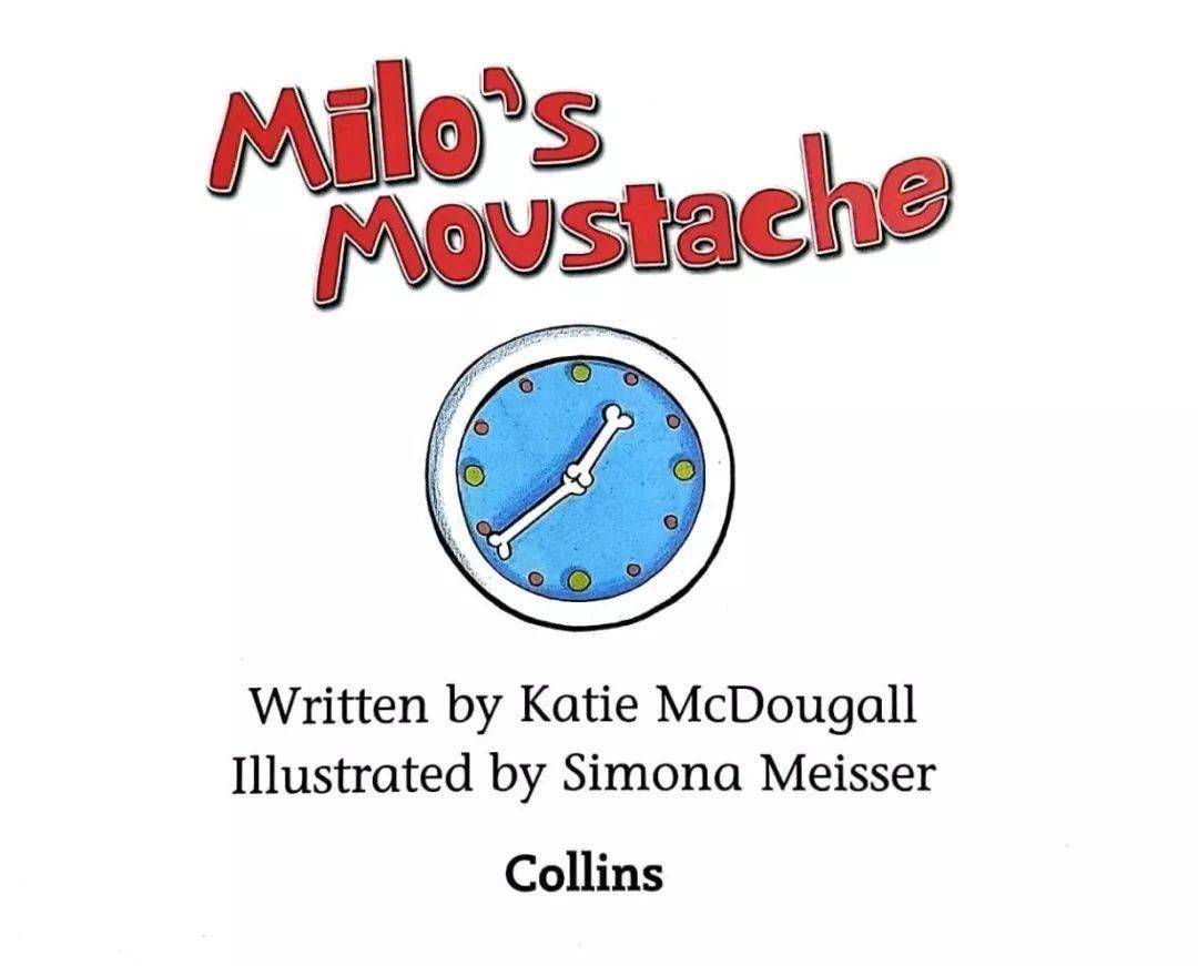 绘本阅读|Milo’s Moustache_Cat_Big_英语