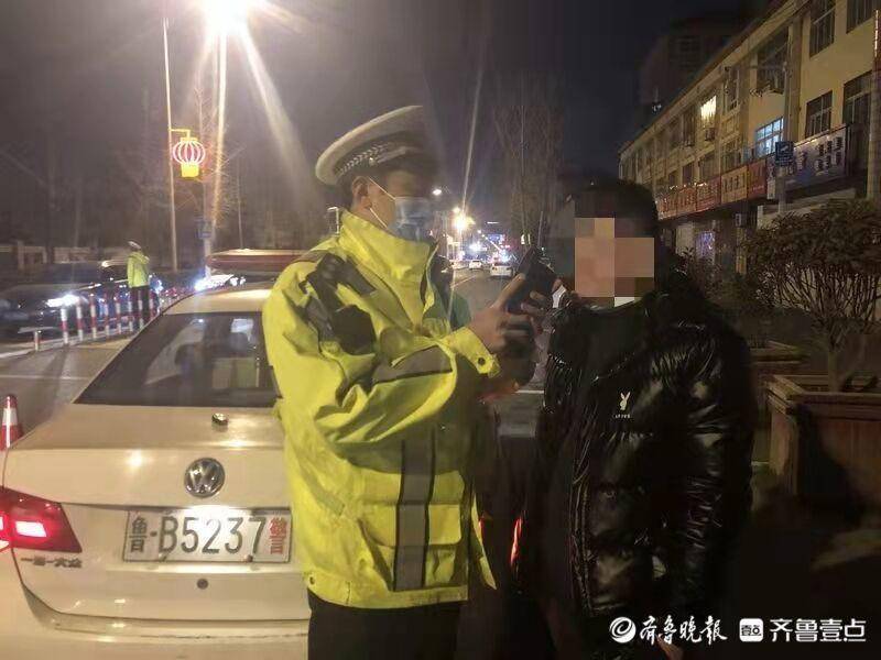 即墨:酒后开车遇查,男子弃车狂奔赵某某驾驶员检查