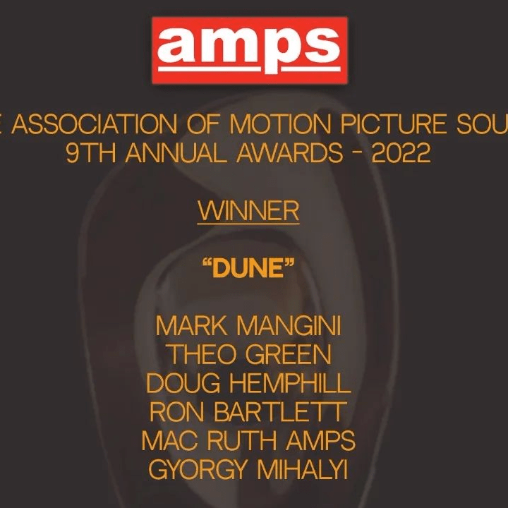 第9届英国电影声音协会年度最佳声音AMPS奖公布_Motion_Sound_Gyorgy