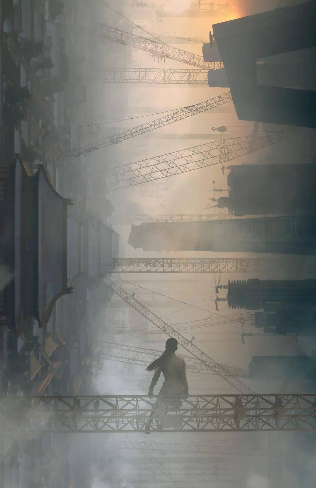 这真的不是照片！国内3D艺术家一幅作品A站上万赞，电影质感绝了！_@LouLL_Aroll_Creak_画面