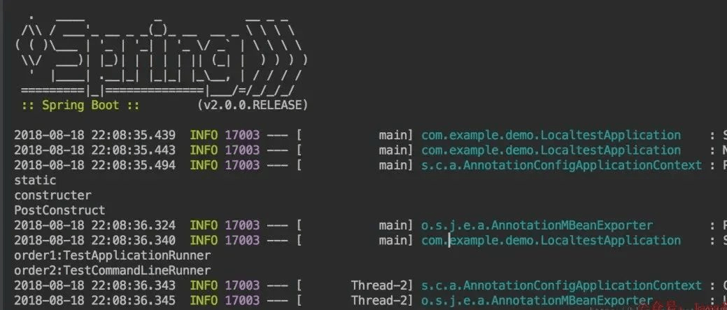 Spring Boot 启动时自动执行代码的几种方式,还有谁不会?? Run 运行 Public
