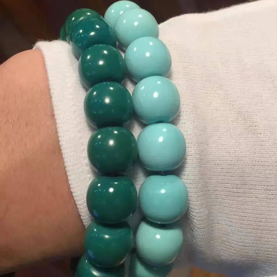 玉化包浆，松石要这样玩！_盘玩_雕刻_工艺