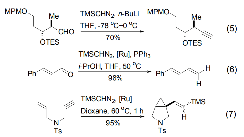 常用试剂----(三甲基硅基)重氮甲烷_反应_Org_Shioiri