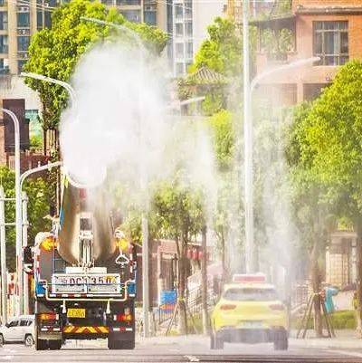 Spray water circularly to reduce temperature and dust_The_Visual_Yubei