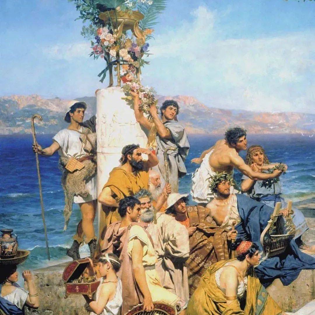 油画欣赏——Henryk·Siemiradzki_罗马_Hektor_新约