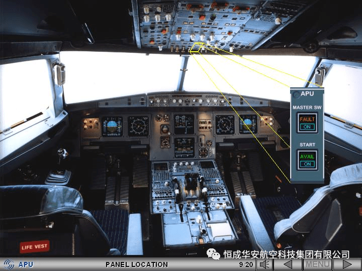 A320 飞机APU的精美图文简介_控制_组件_位置