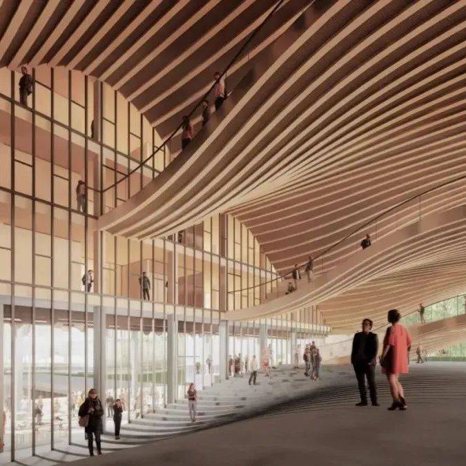 BIG新作：“生态岛”｜丹麦Esbjerg Strand教育园区规划方案_建筑_屋顶_Esbjerg