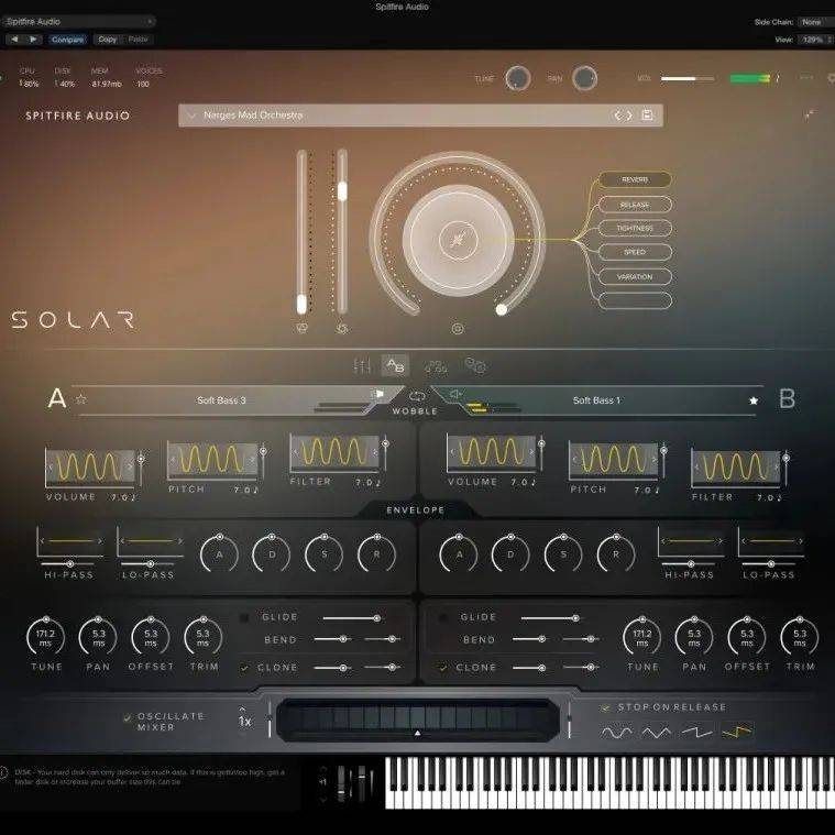 Spitfire Audio 发布独特的金属乐器采样音色库 Mercury_Solar_Chas_Que