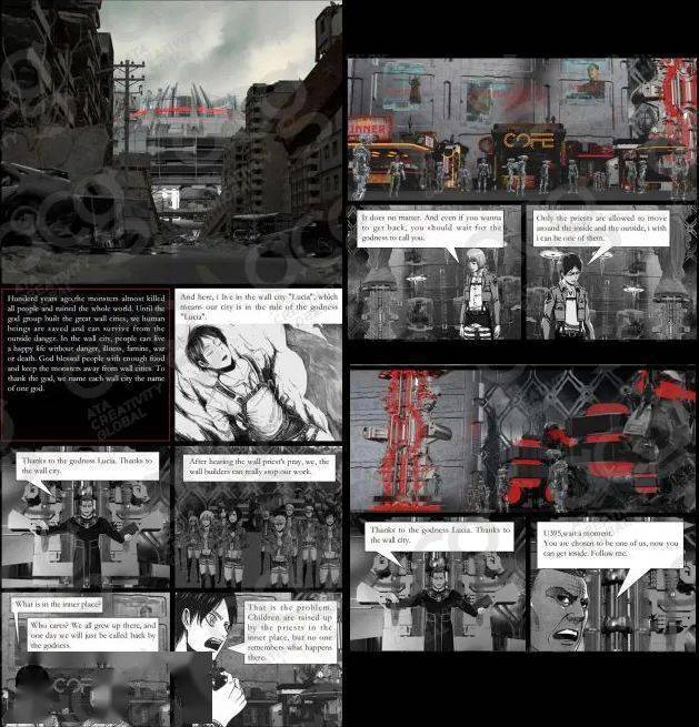 作品集|UCL、AA优秀作品集，赛博朋克风格叙事性作品《城墙城市》_建筑_Tschumi_空间