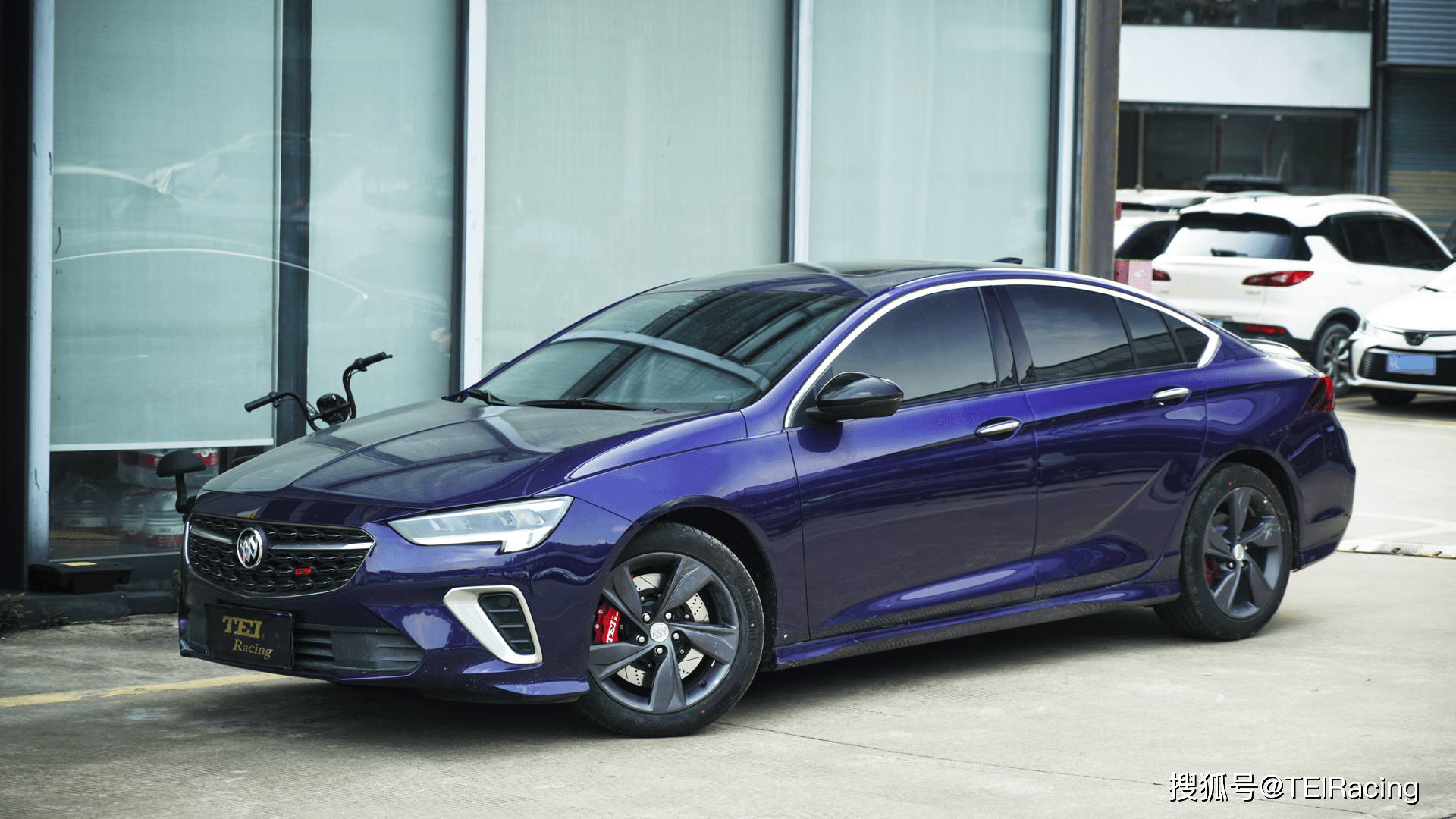 别克君威GS改装刹车案例分享，前轮升级TEI P60ES大六刹车套件_搜狐汽车_搜狐网