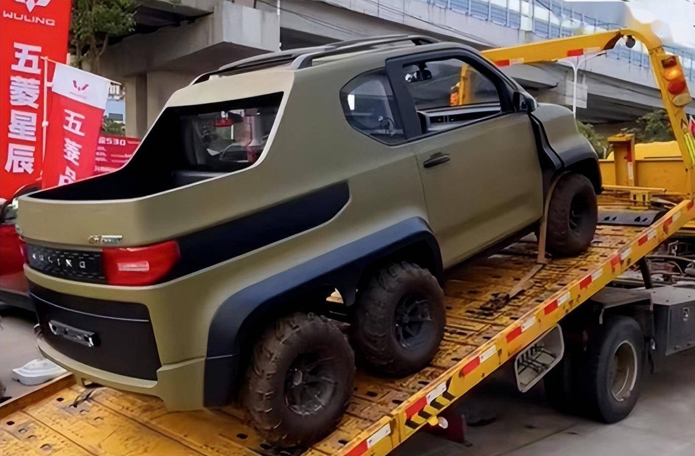 合法上路大玩具？宏光MINI EV皮卡版实车现身，网友：进藏神器_搜狐汽车_搜狐网