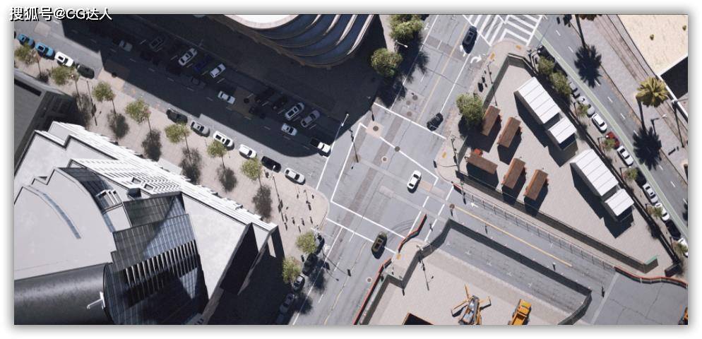 UE商城素材资源 Real City SF-Downtown Environment Mega Pack真实城市场景_环境_平台_Engine