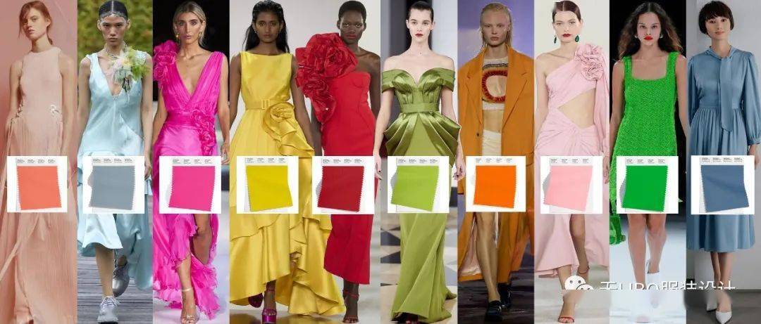 最新2023流行色发布：这些糖果色太洗脑了！_春夏_系列_颜色