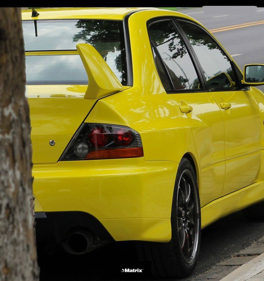 三菱矩阵Matrix改色膜亮玉米黄，一款高饱和度的黄色_搜狐汽车_搜狐网