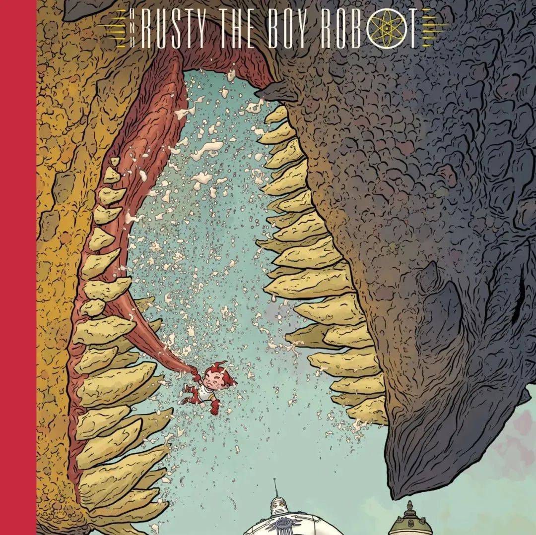 【艺术漫插】大个子和机器人男孩 | 今日漫画—《The Big Guy and Rusty the Boy Robot》_动漫_Darrow_Guy