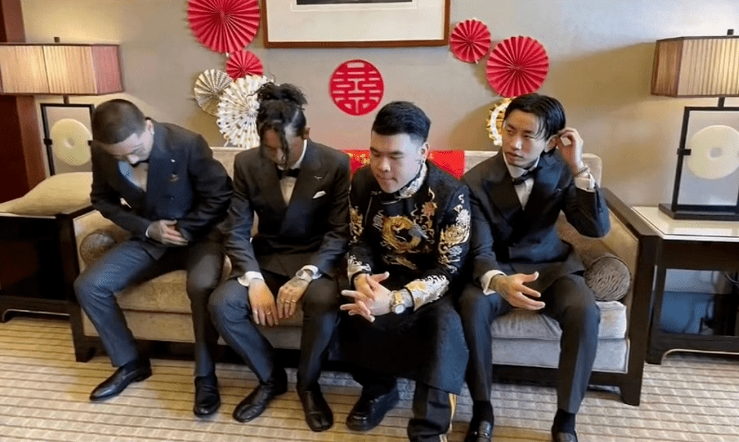 恭喜！Knowknow正式结婚！马思唯、PSY.P、Melo当伴郎！！_兄弟_女友_说唱