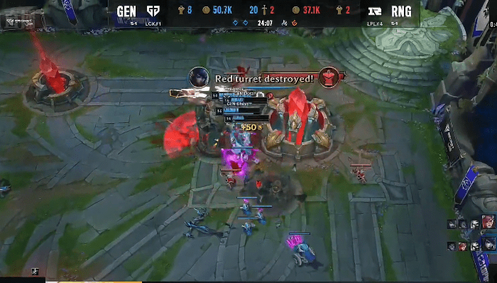 “RNG被GENG打出人机局，但虽败犹荣”，呼吸哥遭压制，小虎哑火_下路_花生_种子