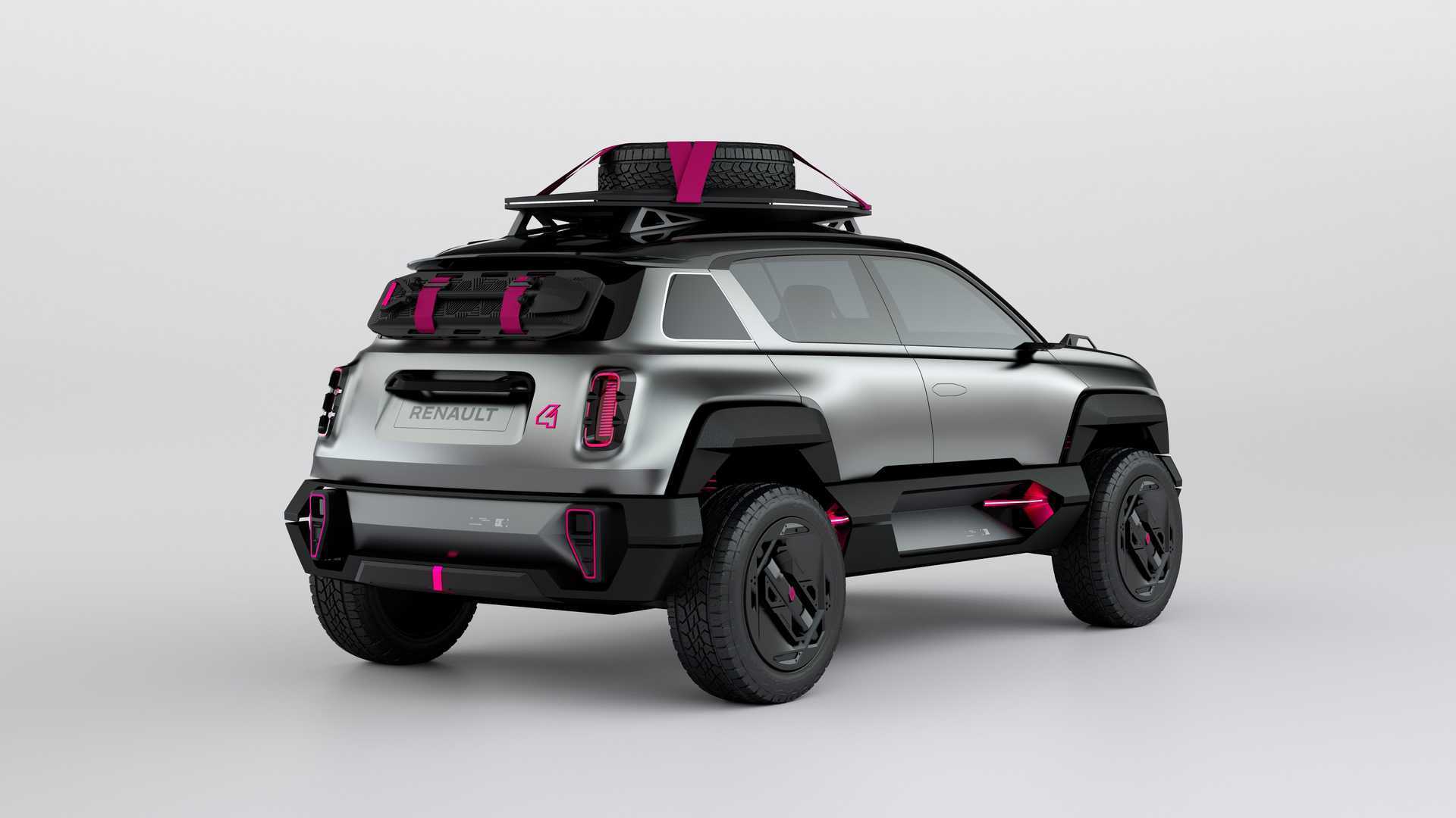 致敬越野荣耀，纯电复古之作，雷诺4EVER概念车首发亮相_搜狐汽车_搜狐网