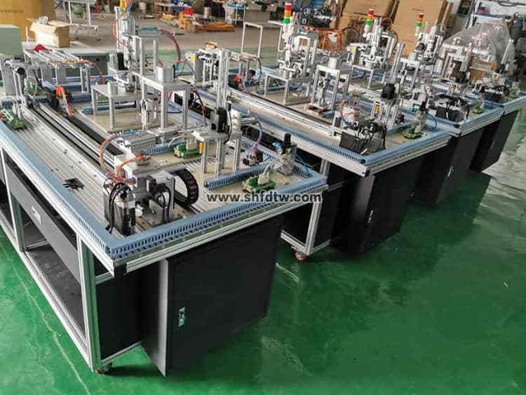 自动生产线拆装与调试实训装置_工件_装配_传感器