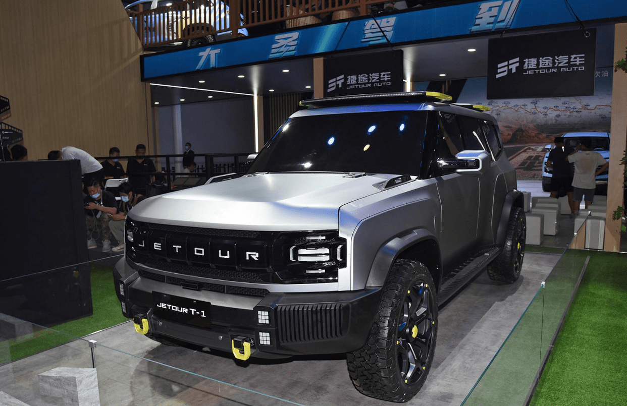 奇瑞捷途T-1实车图曝光 2.0T+8AT 硬派设计竞争坦克300_搜狐汽车_搜狐网