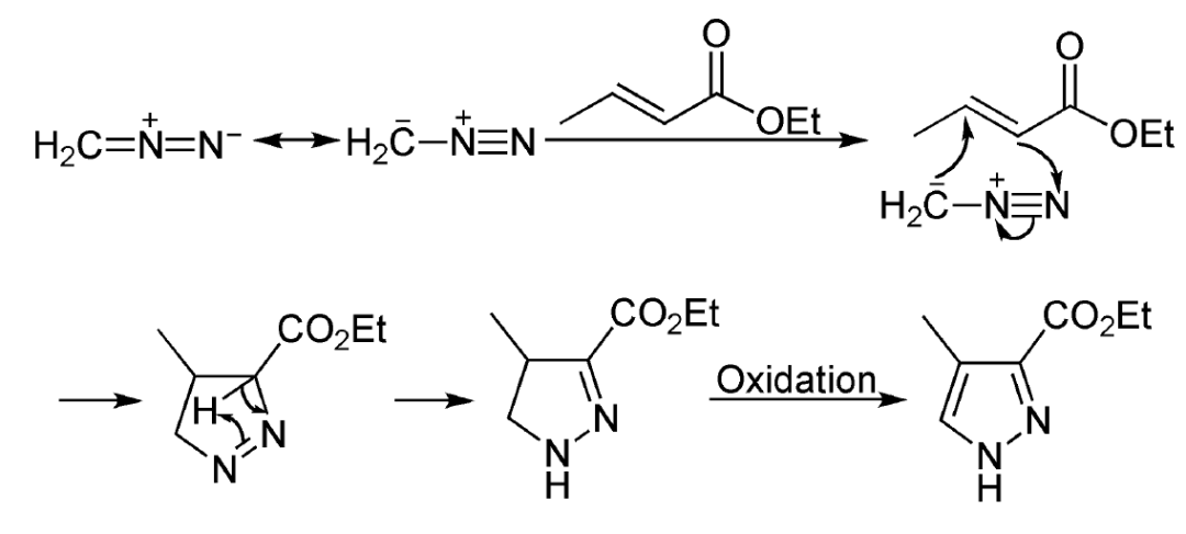 von Pechman重氮烯烃环加成反应_Chem_and_Ber