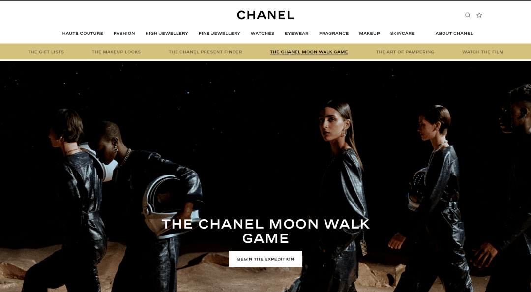 Chanel 推出首款手游：香奈儿月球漫步（扫码可玩）_游戏_产品_香水